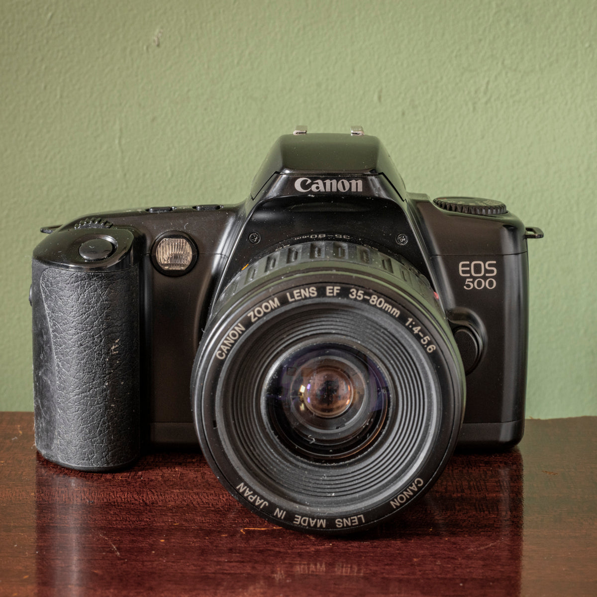 Canon EOS 500 35mm SLR Film Camera + Canon 35-80mm Lens – F16 Film ...
