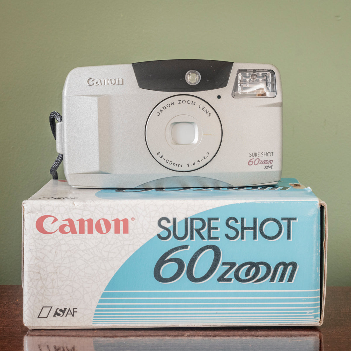 Canon Sure Shot 60 Zoom 35mm Point and Shoot Film Camera – F16 Film ...