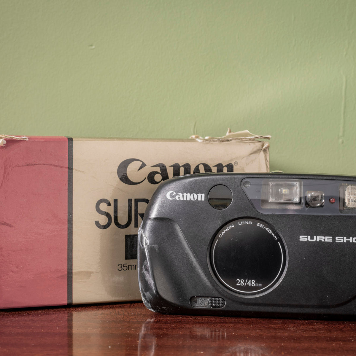 Boxed Canon Sure Shot 35mm Point and Shoot Film Camera – F16 Film ...